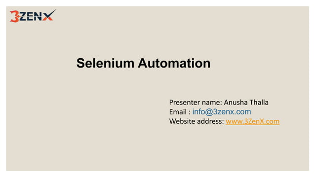Selenium Automation.3zen.pptx