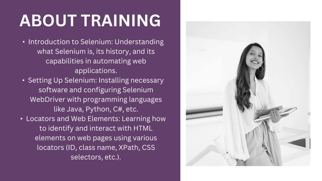 Selenium Automation Training in Hyderabad | PPT