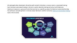 Selenium Automation Testing: A Step-by-Step Beginner's Guide | PPT