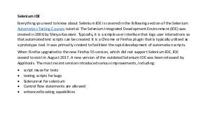 Selenium Automation Testing: A Step-by-Step Beginner's Guide | PPT