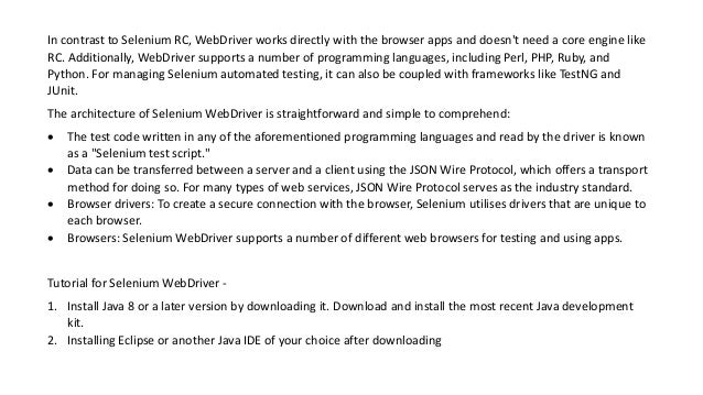 Selenium Automation Testing A Step By Step Beginners Guide Ppt
