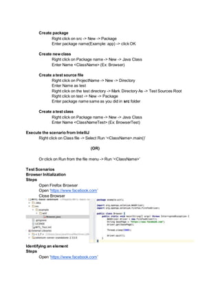 Selenium Basics | DOCX | Browsers | Computer Software and Applications