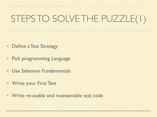 Selenium&behave introduction | PDF | Browsers | Computer Software and Applications