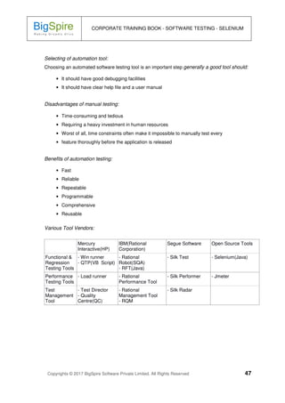 Learn Selenium - Online Guide | PDF | Browsers | Computer Software and ...