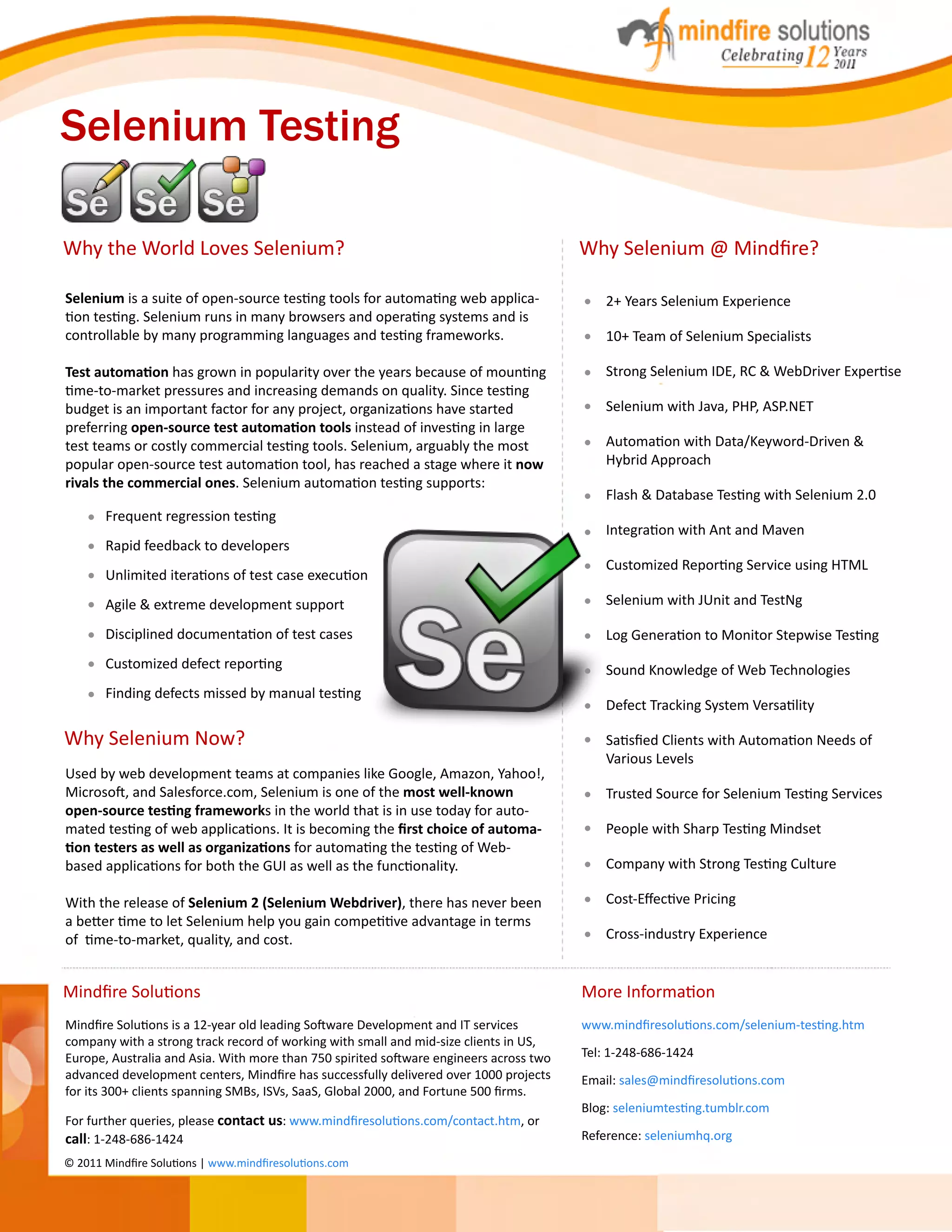 Selenium Testing | PDF