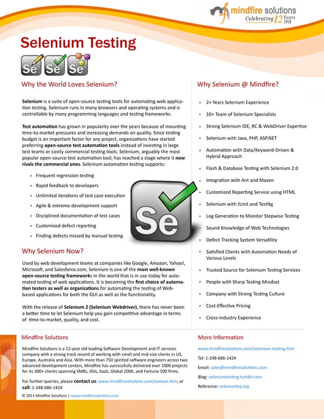 Selenium Testing | PDF