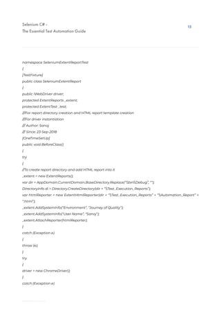 Selenium C# - The Essential Test Automation Guide | PDF | Programming ...