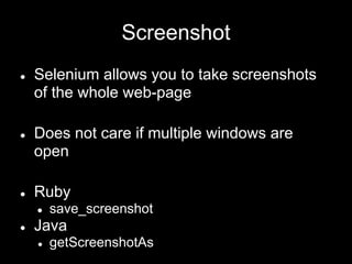 Selenium camp v1 | PPT