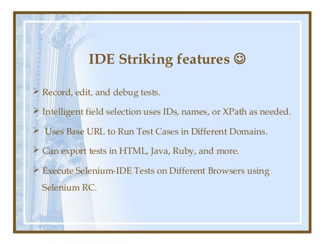 Selenium Concepts
