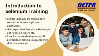 Master Automation Testing with the Best Selenium Training and ...