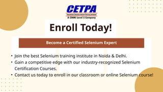 Master Automation Testing with the Best Selenium Training and ...