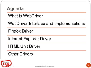 Selenium drivers | PPT