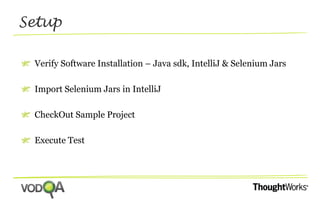 Selenium for beginners_vod_qa | PPTX