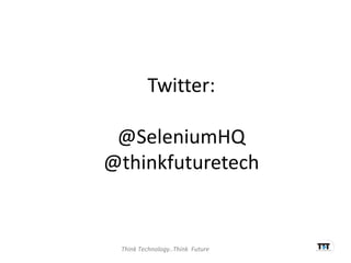Selenium for everyone | PPT