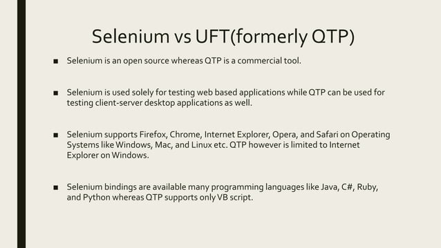 Demystifying Selenium Framework Ppt