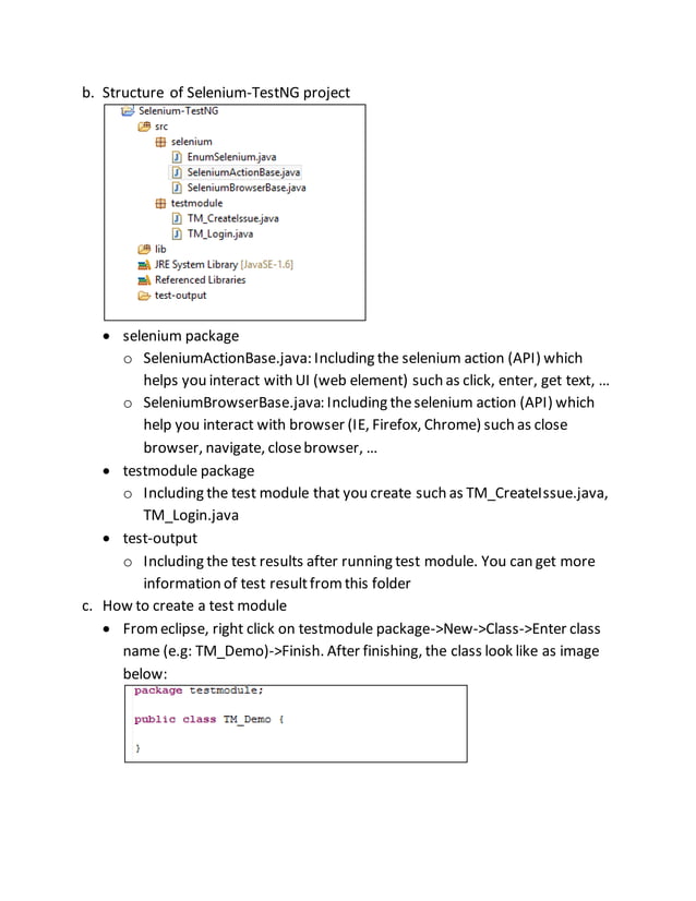 Selenium guideline | DOCX