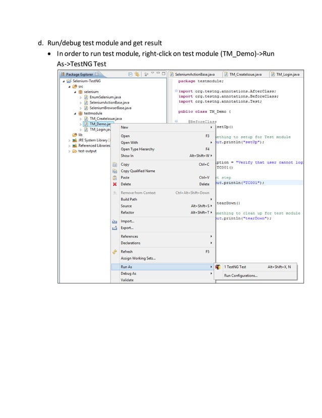 Selenium guideline | DOCX