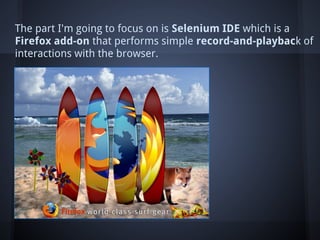 Selenium IDE | PDF