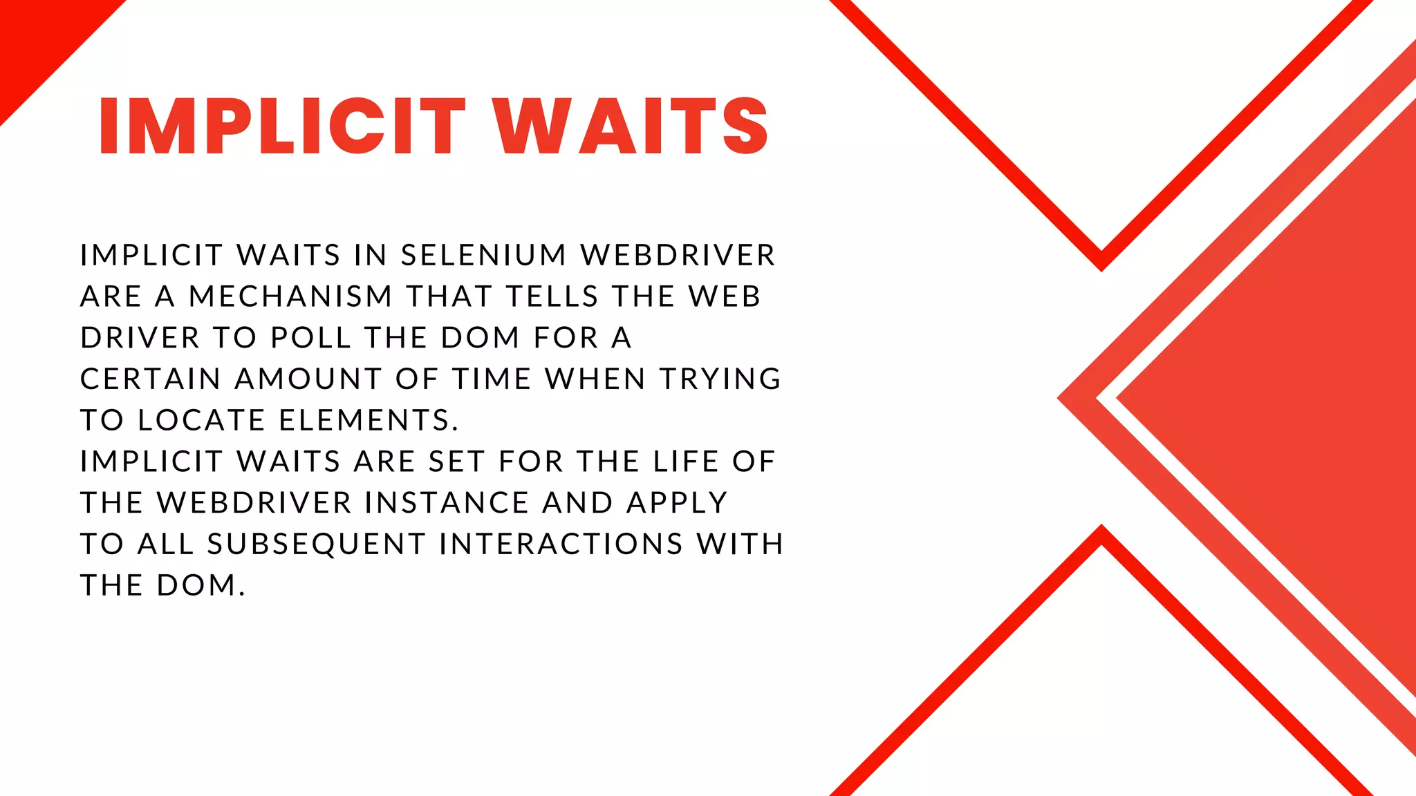 Selenium Implicit Vs Explicit Waitspdf Free Download
