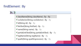 Selenium inputs | PPT