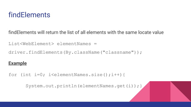 Selenium inputs | PPT