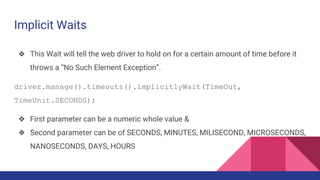 Selenium inputs | PPT