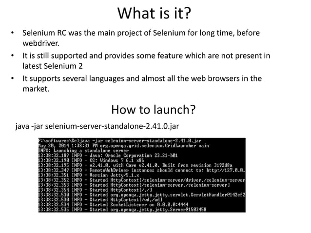 Selenium Introduction Ppt