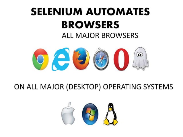 Selenium Introduction Ppt