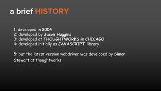 Selenium introduction | PPTX