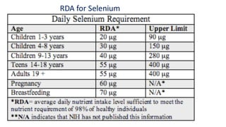Selenium metabolism and its clinical significance | PDF
