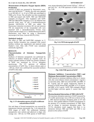 Selenium Nanoparticle Enhanced Photodynamic Therapy against Biofilm forming Streptococcus mutans ...