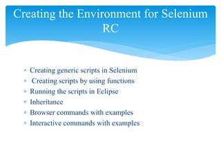 Selenium online training | PPT | Free Download