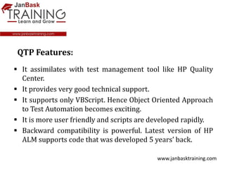 SELENIUM or QTP Which is a Best Automation Tool for Your Business ? | PPT