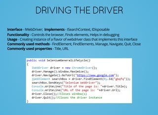 Selenium Overview | PDF