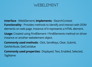 Selenium Overview | PDF