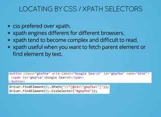 Selenium Overview | PDF