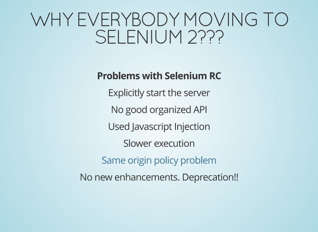Selenium Overview | PPT