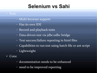Selenium presentation | PPT