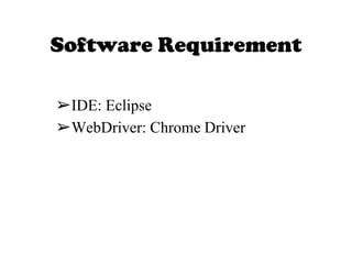 Selenium presentation | PPT