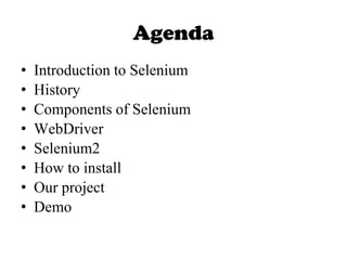 Selenium presentation | PPT
