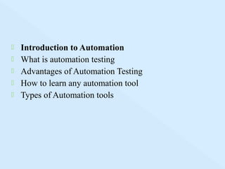 Selenium slide | PPT