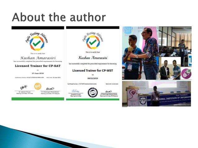 Selenium Test Automation Framework Design And Development Ppt