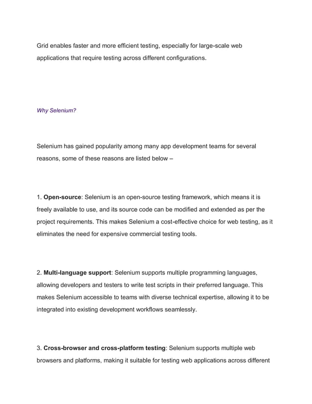 Selenium Testing A Comprehensive Guide To Automated Web Testing Pdf