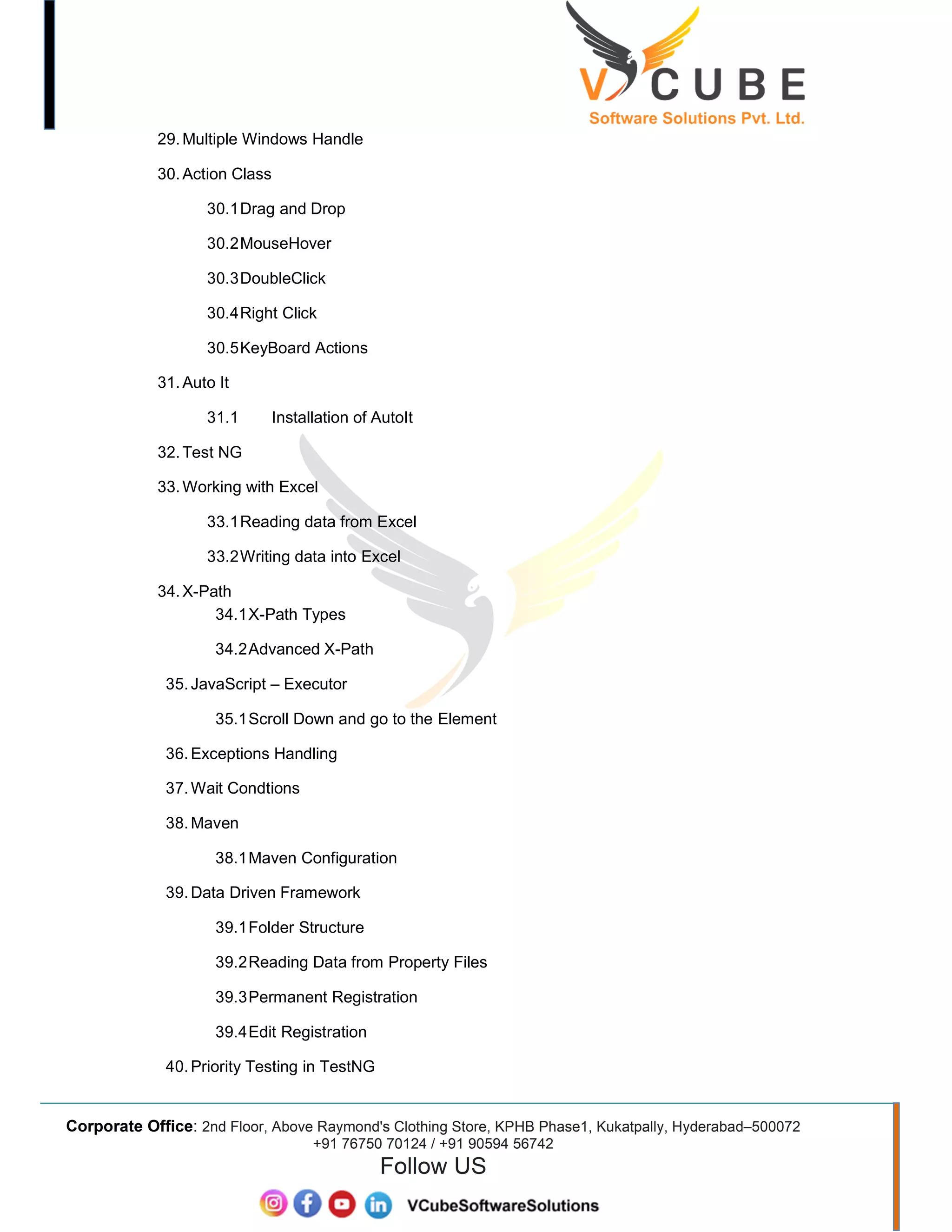Selenium Testing Content updated.pdf | Programming Languages | Computing