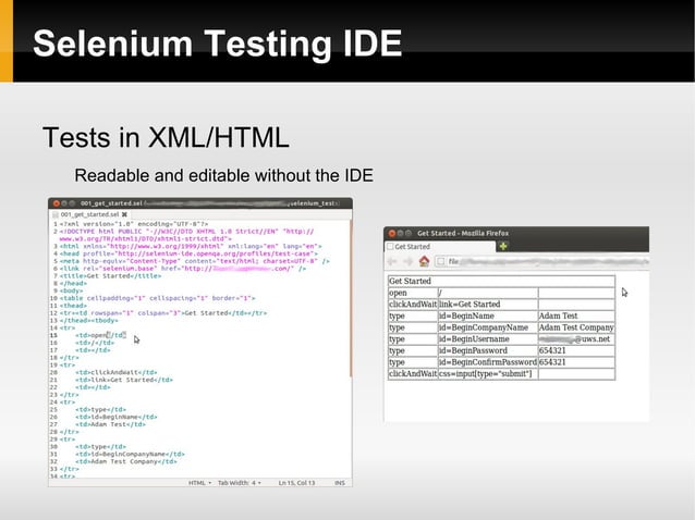 Selenium testing IDE 101 | ODP