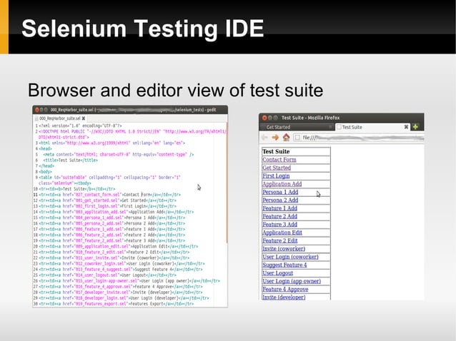 Selenium testing IDE 101 | ODP
