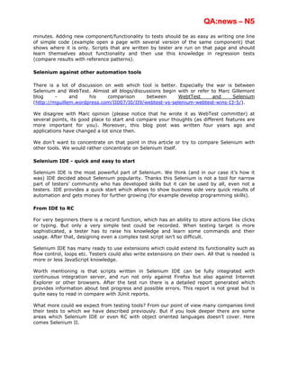 Selenium - The Way Of Success | PDF | Web Development | Internet