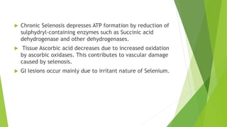 selenium toxicity final pptx | PPTX
