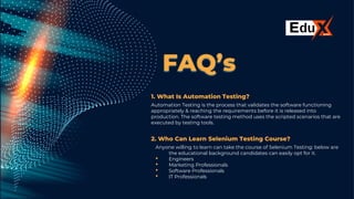 selenium with python training | PDF