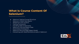 selenium with python training | PDF